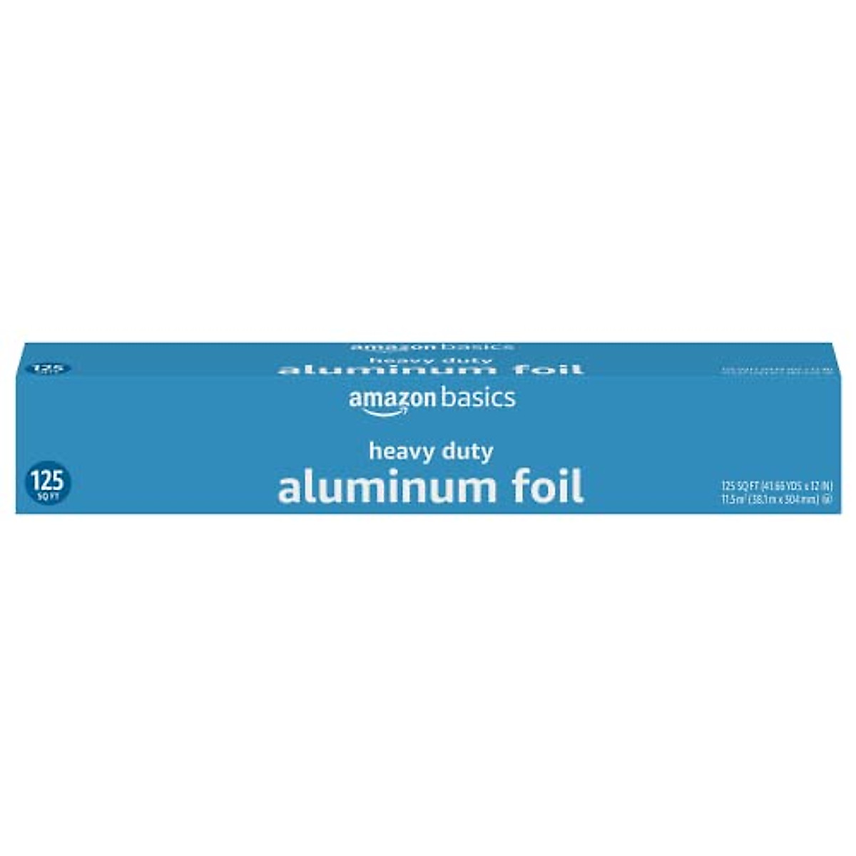 Amazon Basics Heavy Duty Aluminum Foil, 125 Sq Ft (Pack of 1)