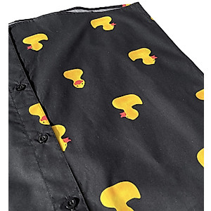 M MOLOKAI SURF Boys Shirts Fun Hawaiian Short Sleeve Shirt (Rubber Ducks, Small)