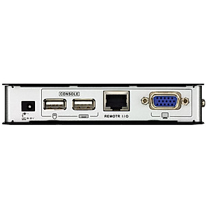 ATEN CE700A Console Extender USB VGA KVM Extender CAT5 up to 500ft - Built in ESD - Includes 2x Power Adapters for Local and Remote Unit, KVM Cables and Rack Mount kit