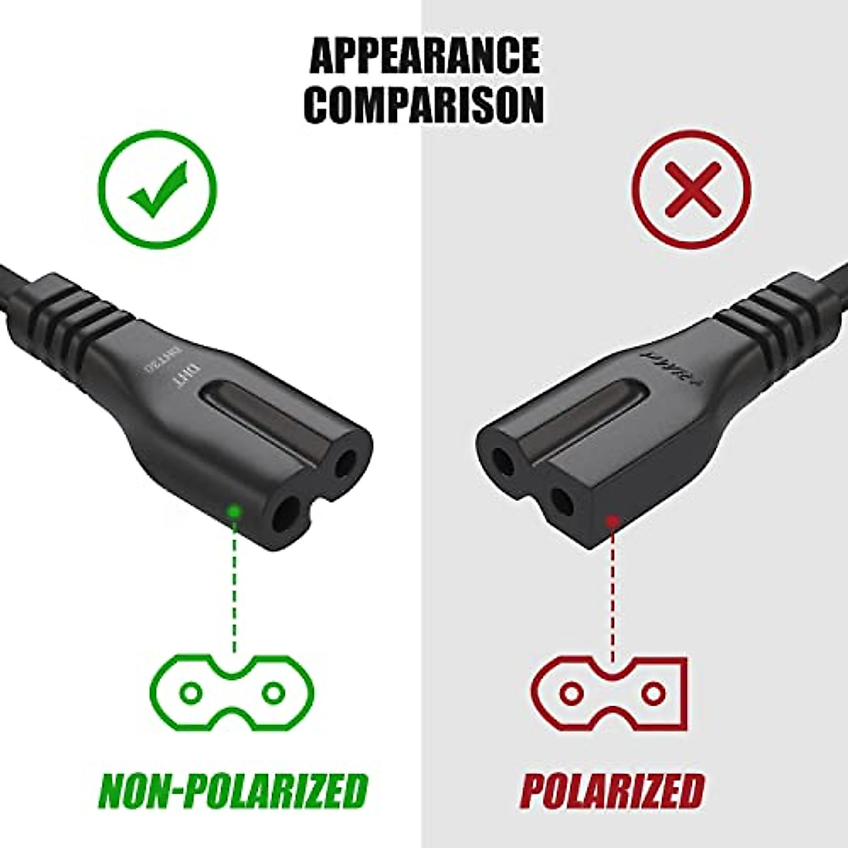 Jantoy 6ft/1.8m UL Listed AC Power Cord Outlet Socket Cable Plug Lead for Sonos ZonePlayer Connect:AMP ZP120 Digital Internet Radio Zone Player Music Player Media Streamer