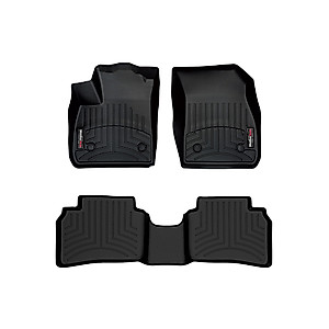WeatherTech Custom Fit FloorLiners for Buick Envision - 1st & 2nd Row (441660-1-2), Black