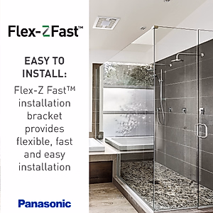 PanasonicFV-0511VK2 Pick-A-Flow - 50-80-110 CFM Bathroom Exhaust Fan - Quiet Energy Star-Certified Ceiling Fan - White