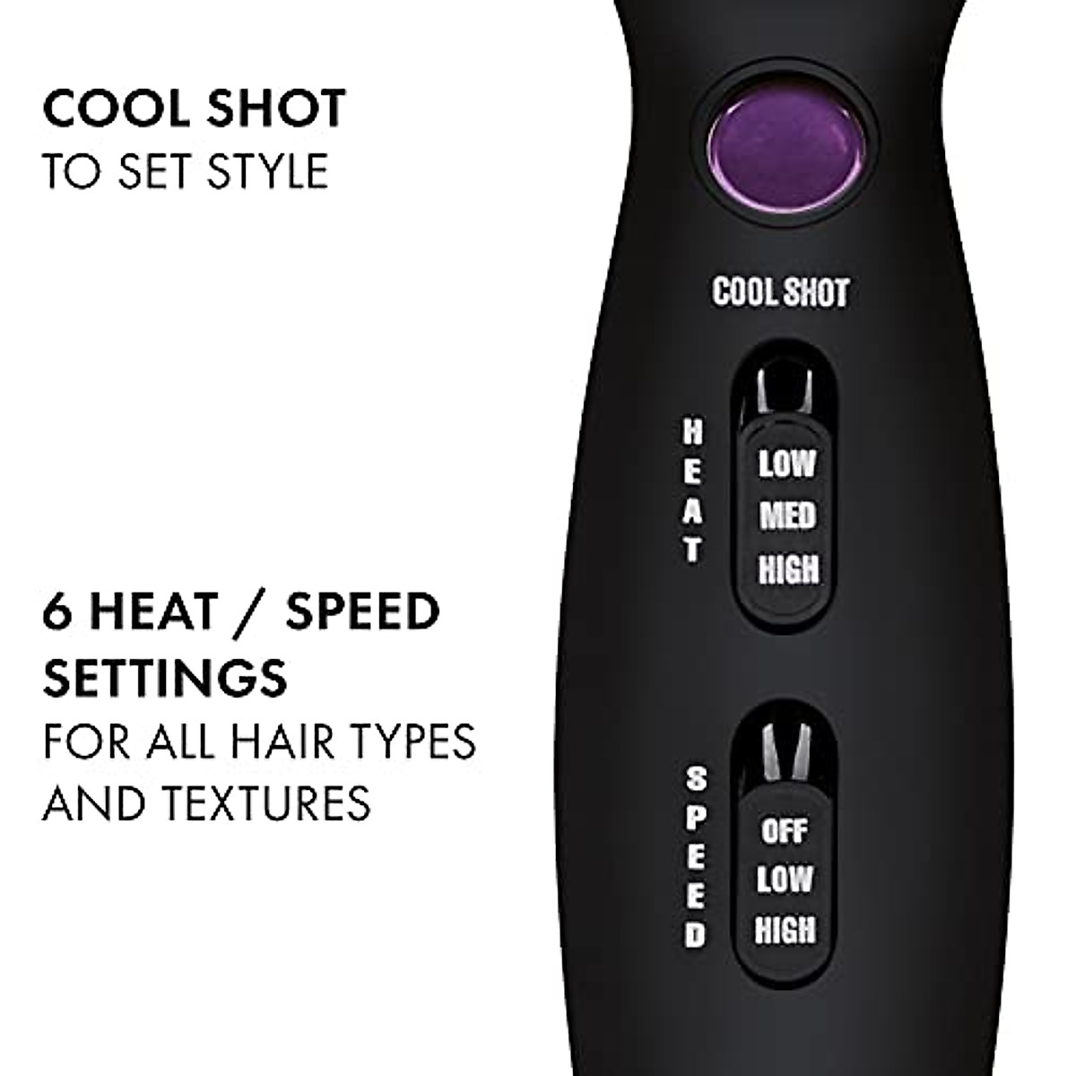 HOT TOOLS Pro Artist Tourmaline 2000 Turbo Hair Dryer | Lightweight with Quiet Blowout Results