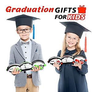 HCTENGIINE Birthday Graduation for Girls Boys Gifts Outdoor Summer Toys Remote Control Snake, RC Stunt Snake 360° roll Snake Toy，2 Batteries for 30+min ，Toys for 6+ Teen Girls, Red