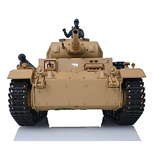 TOUCAN RC HOBBY Heng Long Tk7.0 1/16 Remote Control Tank Ir Bb Shoots Military Armored Car Smoke Effect (3849 Plastic Version)
