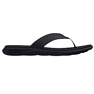 Under Armour Men's Ignite Pro Flip Flop, (001) Black/Black/White, 10, US