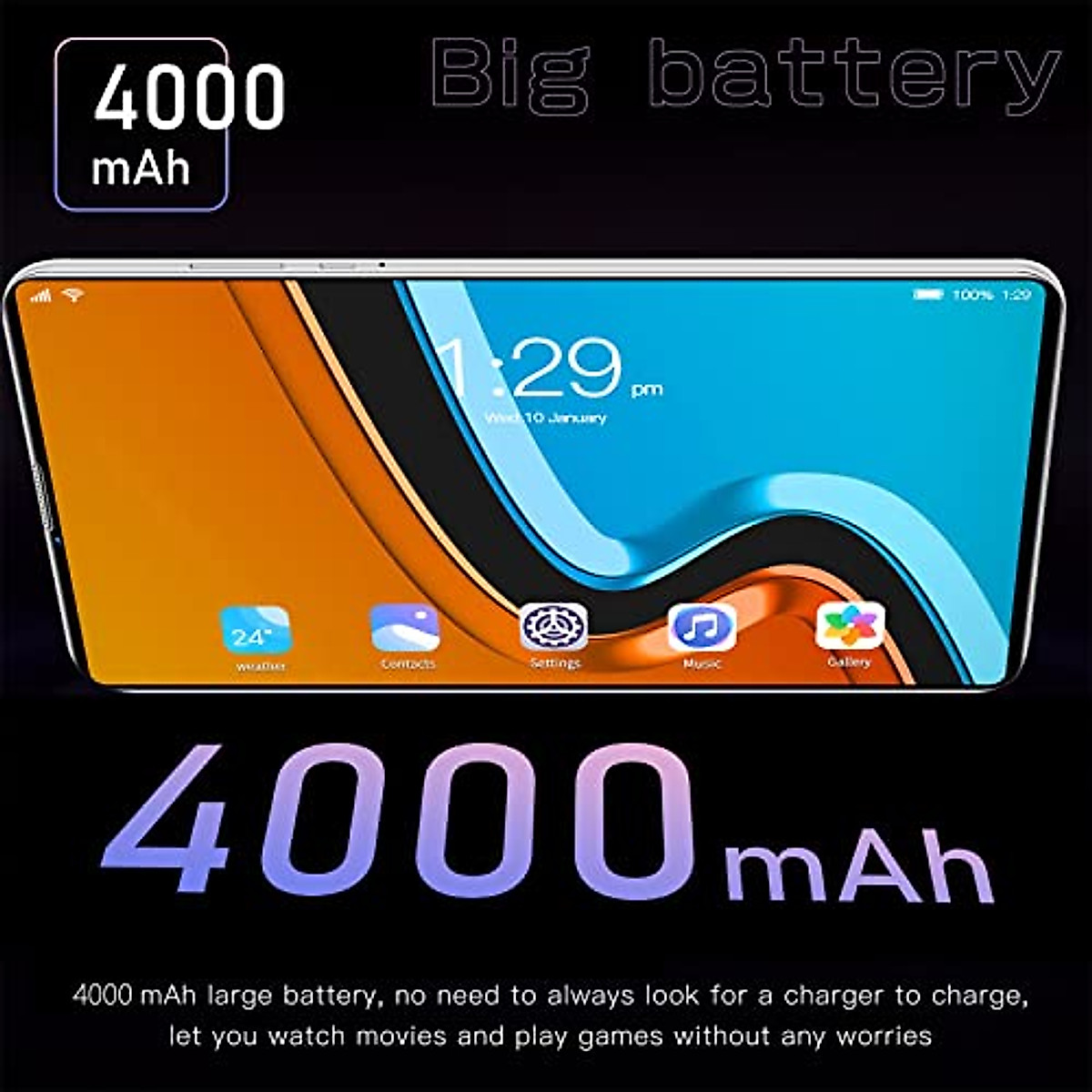 pstuiky Hd 7-inch IPS Display Screen Tablet Laptop,WiFi Bluetooth Android Voice Call Game Working Tablet,1GB Ram+16GB ROM,4000mah,Android 6.0 System (Green)