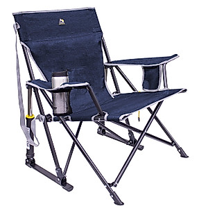 MacSports Double Decker (DD-100) Teal, Wagon & GCI Outdoor Kickback Rocker Portable Rocking Chair & Outdoor Camping Chair, Heathered Indigo
