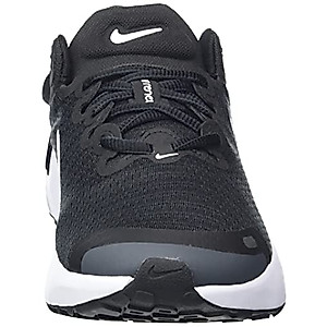 Nike Women's Road Running Shoes, Black White Pure Platinum Dk Smoke Grey, 8.5 US