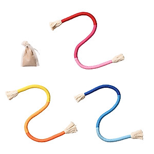 Pumwoy Cat Toys,Catnip Toys for Cats,Catnip Kittens Toys for Teething Cat,Chewing Toys with Catnip,Rope Toys for Practicing Cat Kicking(3-Pack)