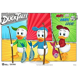 Beast Kingdom DuckTales: Huey, Dewey and Louie DAH-069 Dynamic 8ction Action Figure Set, Multicolor