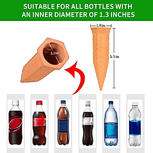 Baxrou Plant Self Watering Stakes 12 Pack Terracotta Watering Spikes for Indoor and Outdoor Plants,Wine Bottle Plant Watering Devices, Automatic Plant Waterers for Vacation