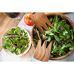 Ironwood Gourmet Kodiak, 1.5 x 3.75 x 6 inches, Bear Claw Salad Server Set