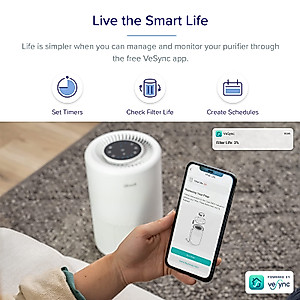 LEVOIT Air Purifiers for Home Large Room and Bedroom, Smart WiFi Alexa Control