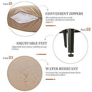 EOVTK Patio Daybed Double Chaise Lounge with Retractable Canopy, Cushions and Metal Frame, Outdoor PE Wicker Back Loveseat Sofa Set for Backyard, Poolside, Garden, Brown