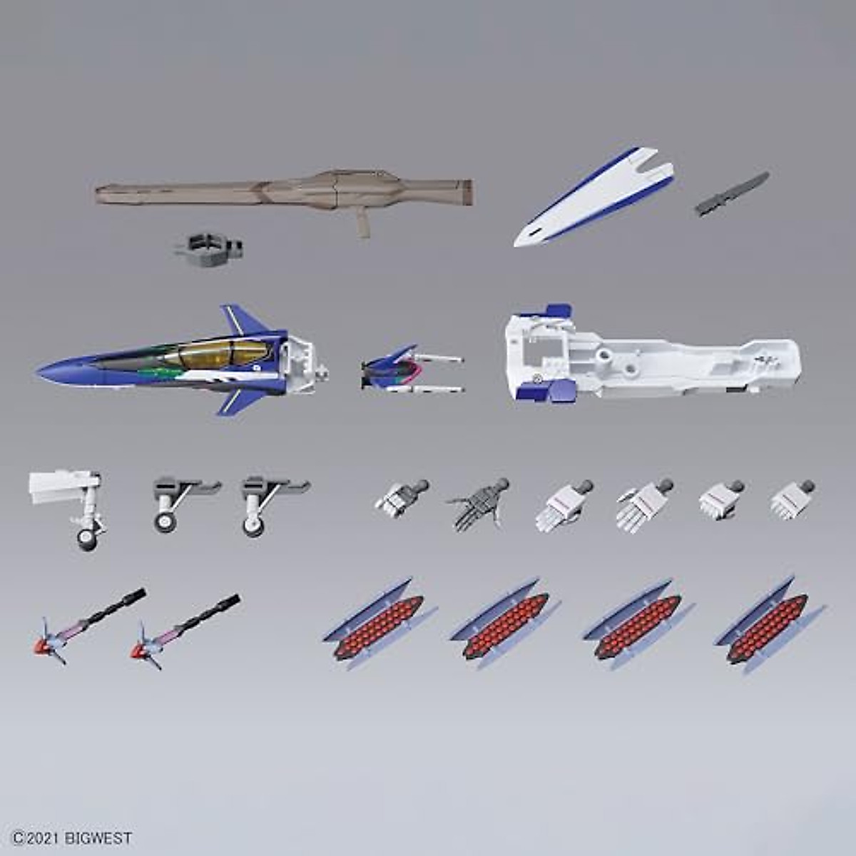 Yf-29 Durandal Valkyrie (Maximilian Jenius Use) Full Set Pack Macross Frontier, Bandai Spirits HG 1/100 Model Kit
