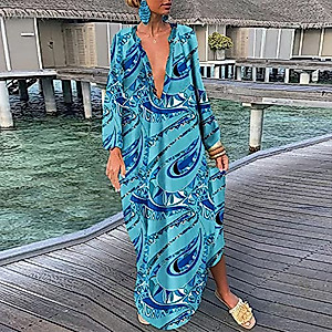 High Waist Smocked Flowy Tiered Mixi Dress Vintage Gingham Tunic Dress Casual Solid Ribbed Knit Maxi Dress Sky Blue