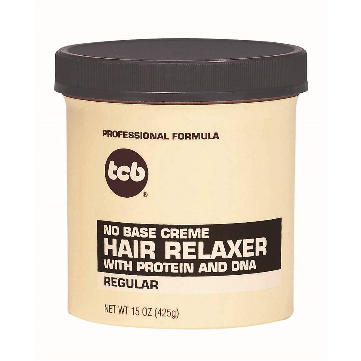 TCB No Base Creme Hair Relaxer, Regular 15 Oz,Pack of 3