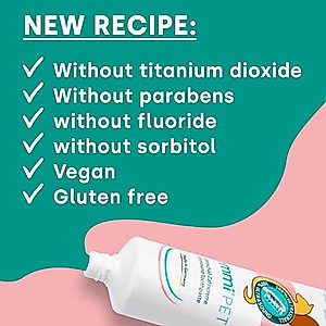 Emmi-pet Ultrasonic Toothpaste with Nano-Bubbles (new extra mild formulation, vegan, paraben free)