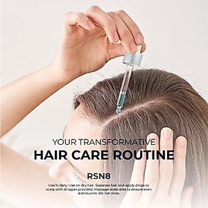 HairMax Hair Treatment Serum, 2 fl. oz, Natural, Drug Free, Supports Healthy Hair and Scalp Nourishing, Helps Fight Signs of Aging, Strengthens Hair