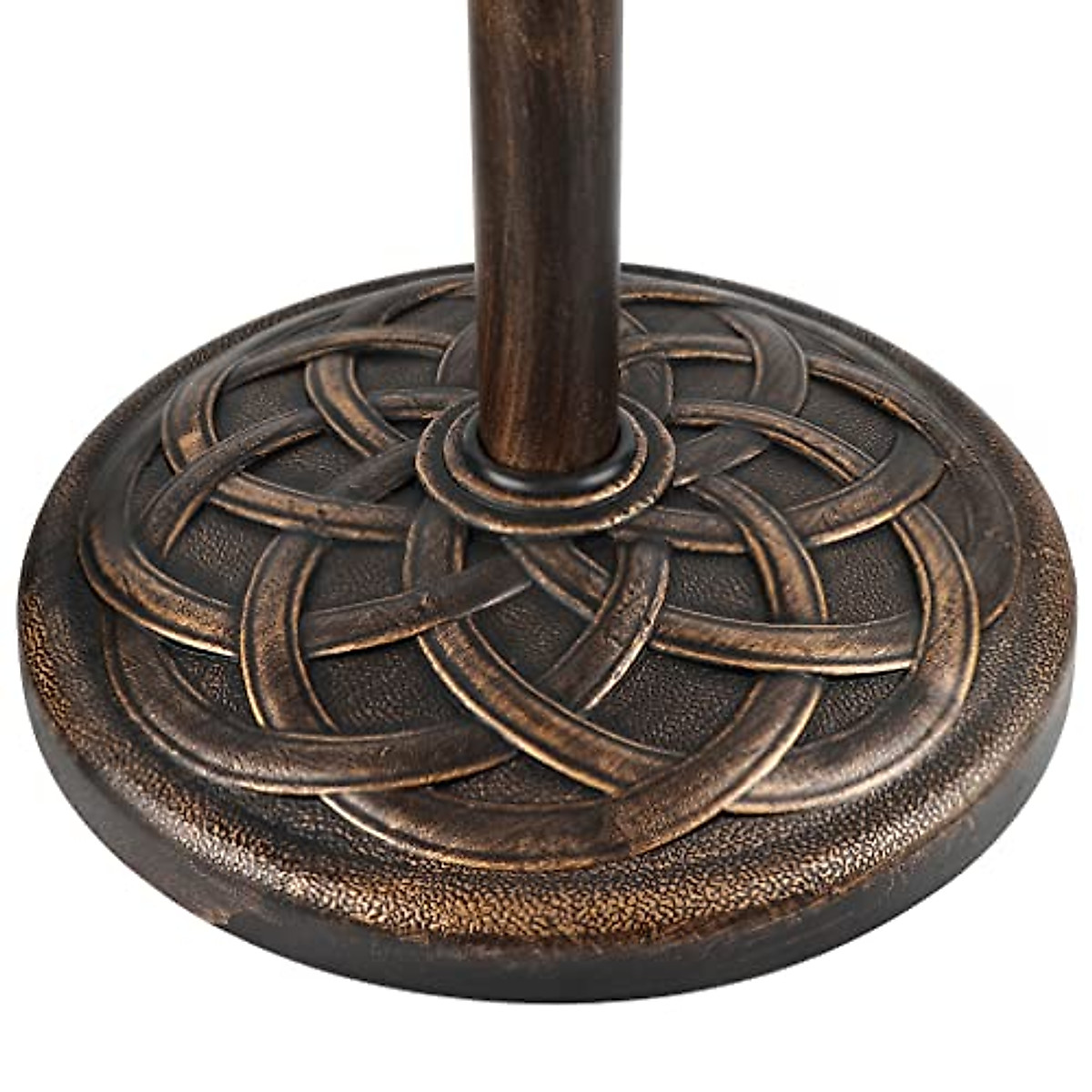 Blissun 26.5 lbs Patio Umbrella Base, Market Umbrella Base Stand for Patio, Garden, Lawn, Bronze, B-012A