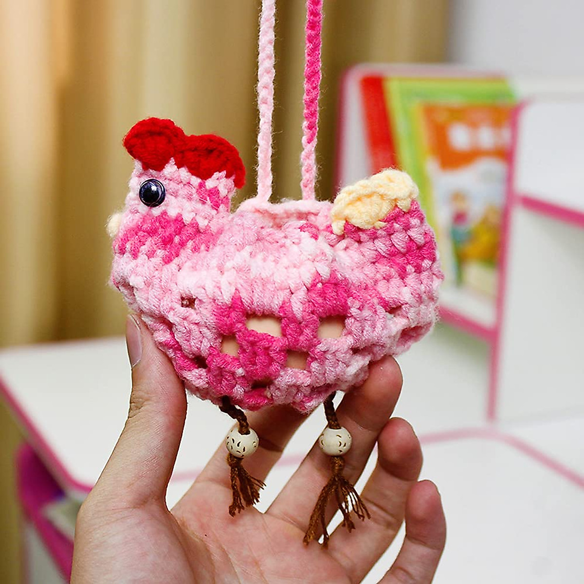 6 Rolls 50g Acrylic Yarn Skeins, Soft Yarn for Crocheting and Knitting Craft Project, Assorted Starter Crochet Kit Yarn Bulk for Adults and Kids (Grey)