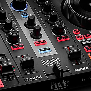 Hercules DJControl Inpulse 200 MK2 — Ideal DJ Controller for Learning to Mix — Software and Tutorials Included.