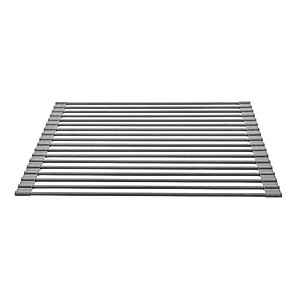 Camco 43519 Roll-Up Dish Drying Rack - Provides Extra Drying Space for Dishes, Pots and Pans - Heat-Resistant Up to 450° F - 17-Inches x 13-Inches