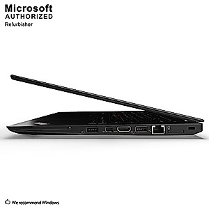 Lenovo ThinkPad T460s 14inch Notebook Intel Core I7-6600U up to 3.4G,Webcam,1920x1080,12G DDR4,256G SSD,USB 3.0,HDMI,Win 10 Pro 64 Bit,Multi-Language Support English, Spanish (Renewed)