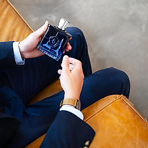 Princesse Marina de Bourbon Monsieur Le Prince On Fire Eau de Parfum for Men - Opens with Bergamot and Pepper Blended with Leather and Patchouli - Sensual Masculine Fragrance - 3.4 oz