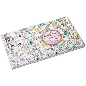 Red Co. Christmas Advent Charm Calendar with 2 Bracelets & 22 Unique Charms Jewelry Set - 24 Gifts Total Present for Daughter, Niece, Granddaughter