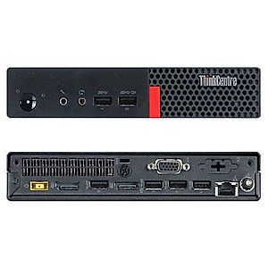 Lenovo M710q Computer Desktop PC with 23.8" FHD Monitor, Intel Core i7-6700T, 32GB RAM New 512GB NVMe SSD, Wi-Fi 6E Bluetooth, Wireless Keyboard Mouse Desk Pad Windows 10 Pro (Renewed)