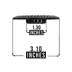 Tub Sink Cover for Kitchen Shower Bathroom Drain Trap - Pack of 3 - Bathtub Screen Protector Hair Catcher