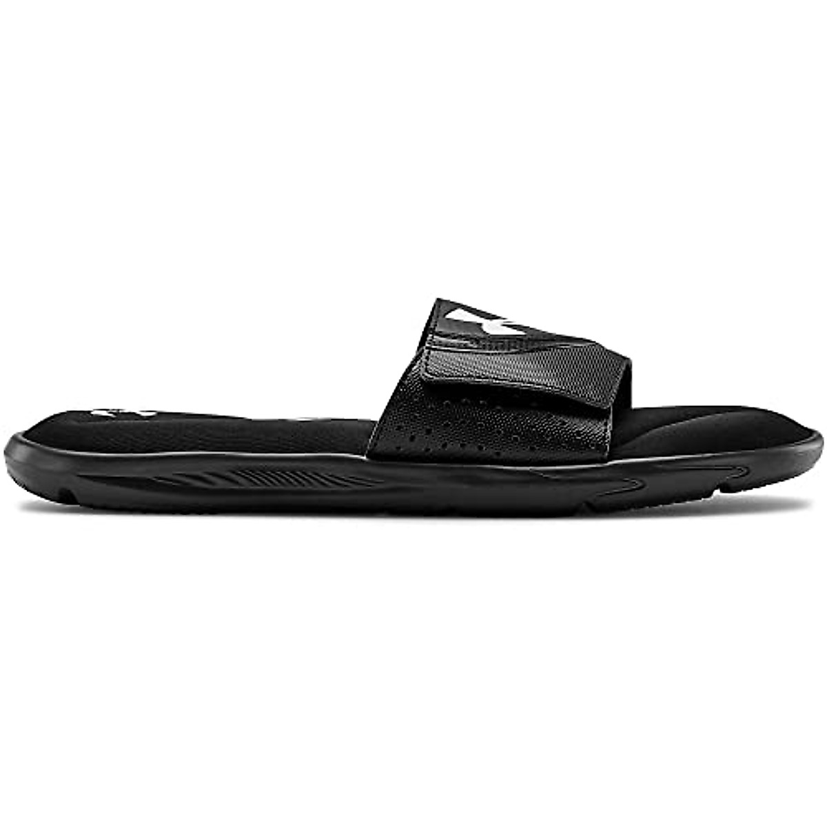 Under Armour Men's Ignite VI SL Slide Sandal, Black (003)/Black, 11 M US