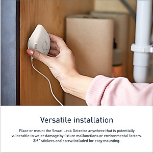 Moen Flo Smart Water Leak Detector, White, 4-Pack 920-005