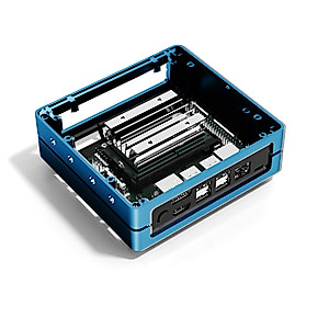 Seeed Studio re_Computer case Stackable Structure Removable Acrylic Cover Most Compatible Enclosure for Popular SBCs Including ODYSSEY-X86J4105, Raspberry Pi, BeagleBone, Jetson Nano.