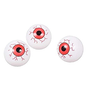 Greenbrier Eyeball ping Pong Balls for Halloween or Table Tennis, 2 Colors, 24 PCS Total