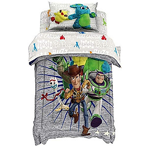 Jay Franco Disney Pixar Bed Set, Twin, Toy Story 4
