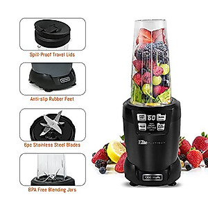 Elite Platinum EPB-5455 Nutri-Blender, Black