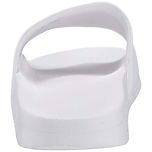 adidas Originals Men's Adilette Lite Slide, White/Core Black/White, 11