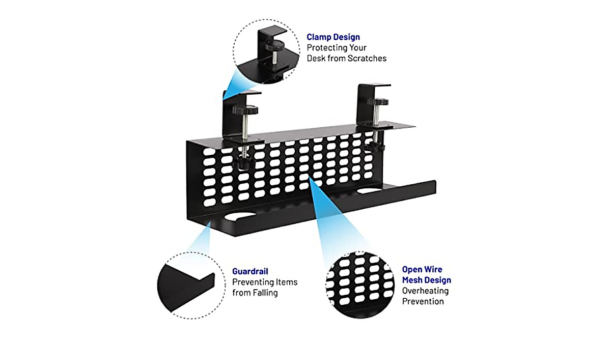 Under Desk Cable Management Tray - Organize Your Workspace