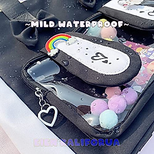 Eien Kaliforua Ita Bag Cute Japanese School Bag JK Uniform Bag Kawaii 3 Way Anime Purse