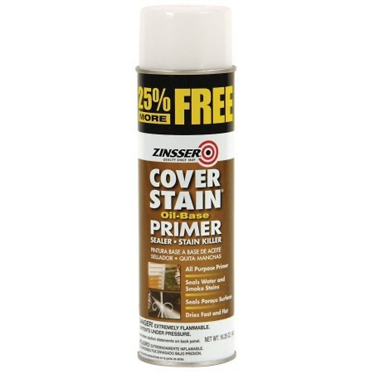 Oil Based Primer, White, 16 Oz