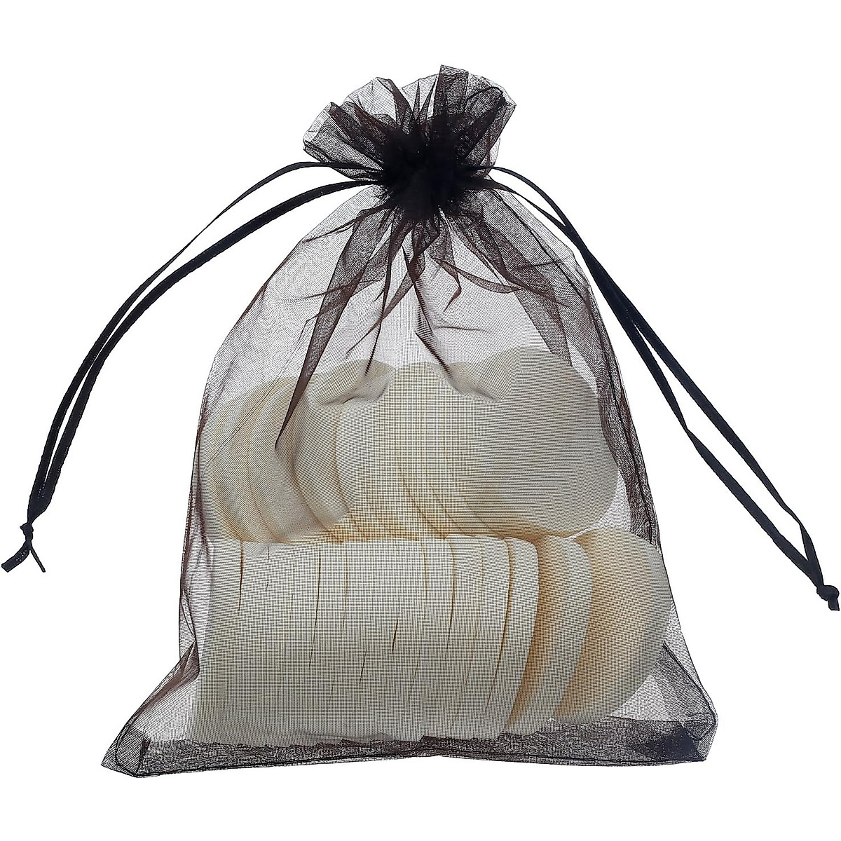 Anleolife 24pcs Compact Foundation Power Puffs Facial Beauty Sponges For Makeup Application Blending Sponge Puff (24pcs/bag)