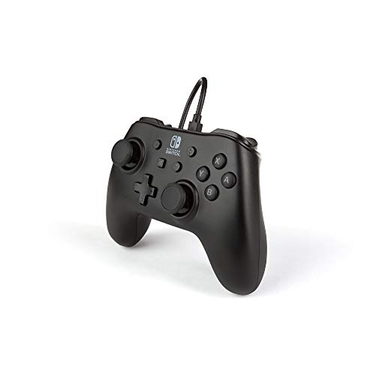 PowerA Nintendo Switch Wired Controller - Black, Detachable 10ft USB Cable, No Battery Required, Officially Licensed By Nintendo