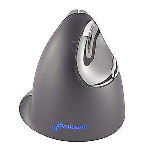 Evoluent VM4L VerticalMouse 4 Left Hand Ergonomic Mouse with Wired USB Connection (Regular Size)