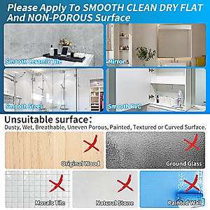 Iseobuoco 2 Pack Clear Shower Caddy Suction Cup, NO-Drilling Removable Shower Shelf, Plastic Shower Basket Organizer for Bathroom Storage & Kitchen,One Second Installation,Rustproof Waterproof