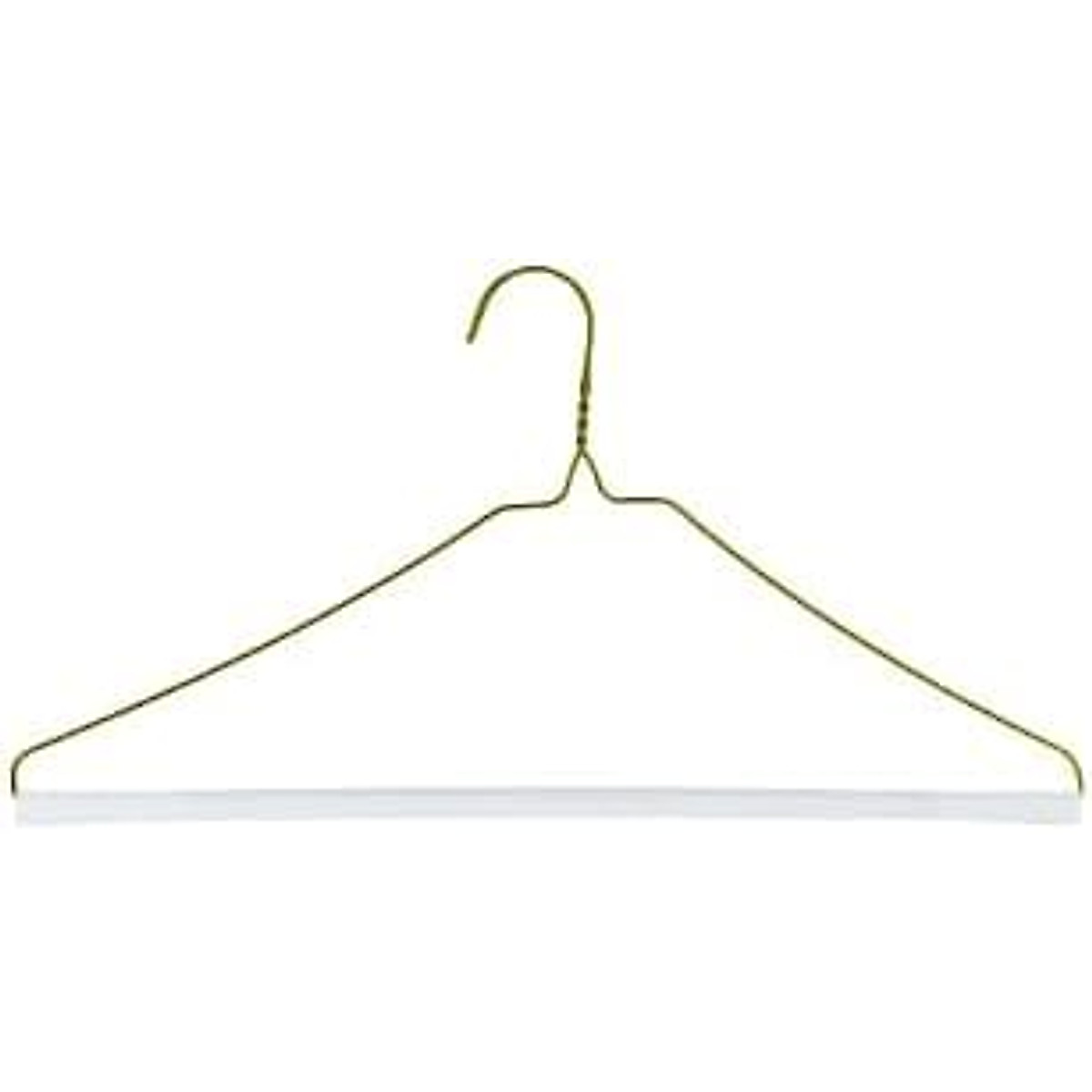 16" Inch Strut Hanger 14.5 Guage - Gold | for Dry Cleaners or Home (50 Pack)