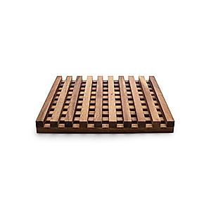 Ironwood Gourmet Venetian Trivet, 10 x 10 x 1 inches, Brown