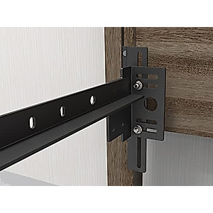 appacare Bed Frame Footboard Extension Brackets Set Attachment Kit - Fit for Twin, Full, Queen, or King Size Beds